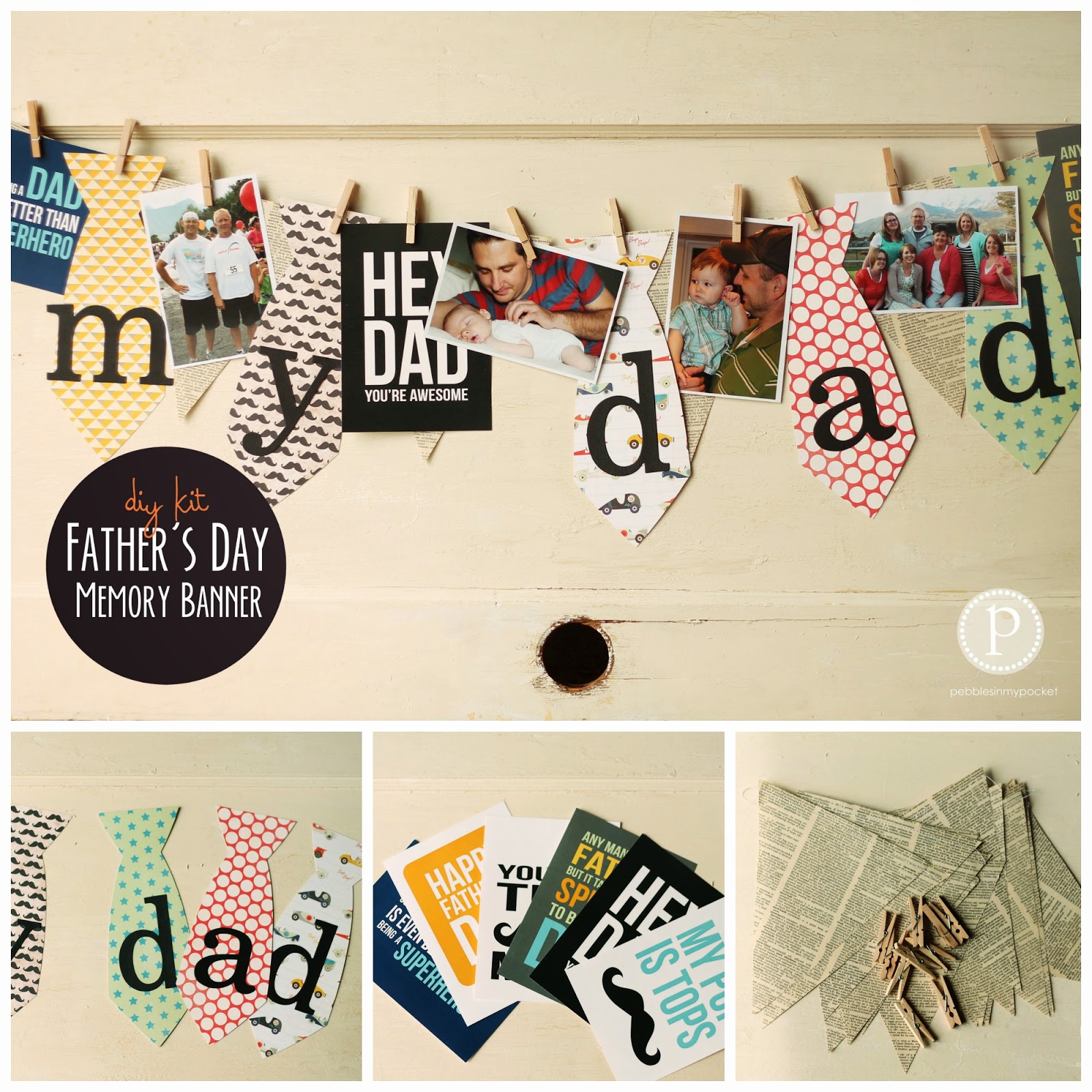 Pebbles In My Pocket Blog: My Dad Memory Banner