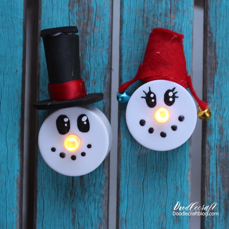 Snowman Tea Lights!