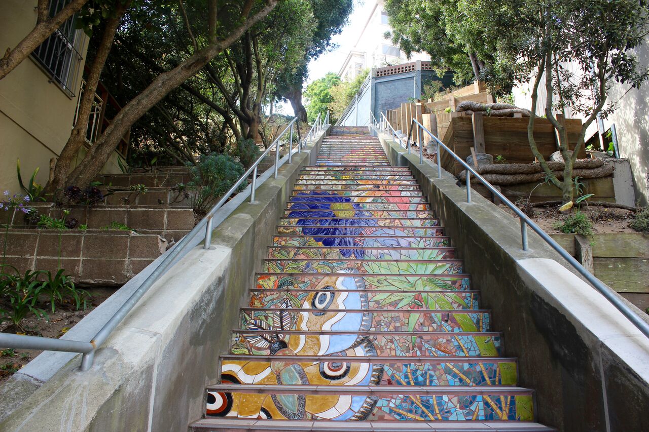 Visiting San Francisco's TEN Mosaic Stairways