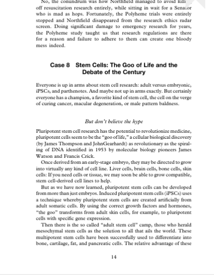 Bioethics: "Bioethics for Beginners" Quiz & Discussion Questions