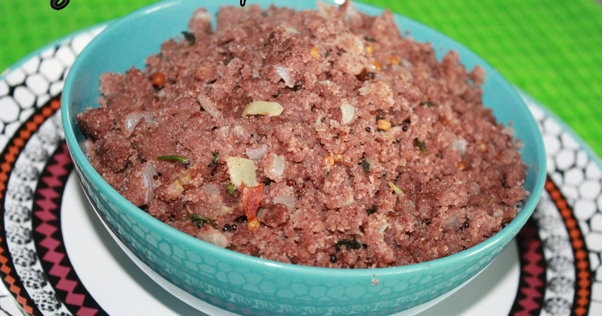 RAGI UPMA / FINGER MILLET UPMA / RAGI UPPITTU / RAGI UPPINDI ...