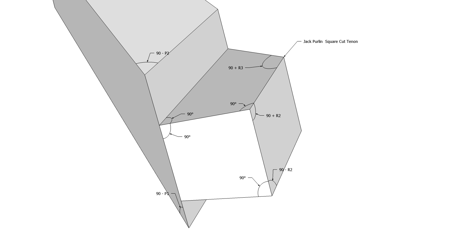 Roof Framing Geometry: Timber Framing Angle: P4