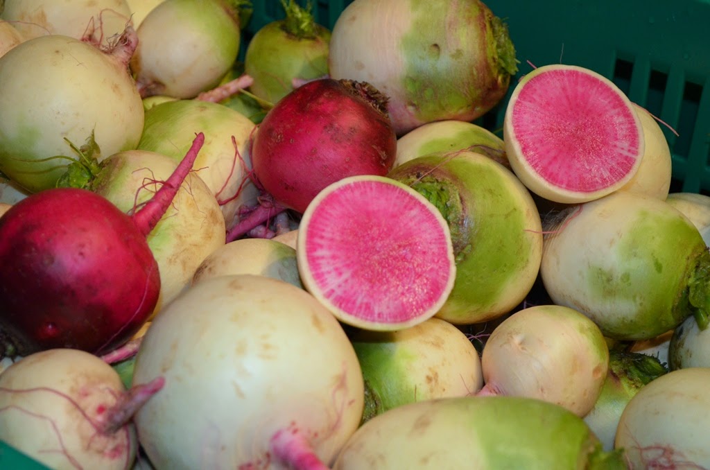 Harmony Valley Farm: Featured Vegetable: Daikon and Beauty Heart Radishes