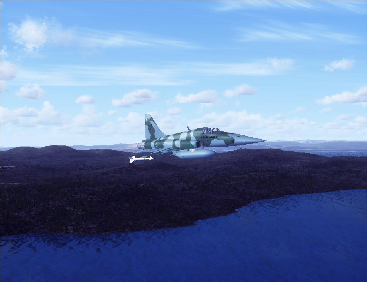 FS2004/FSX....MILITAR: Northroph F-5E Tiger II FAB/ FSX