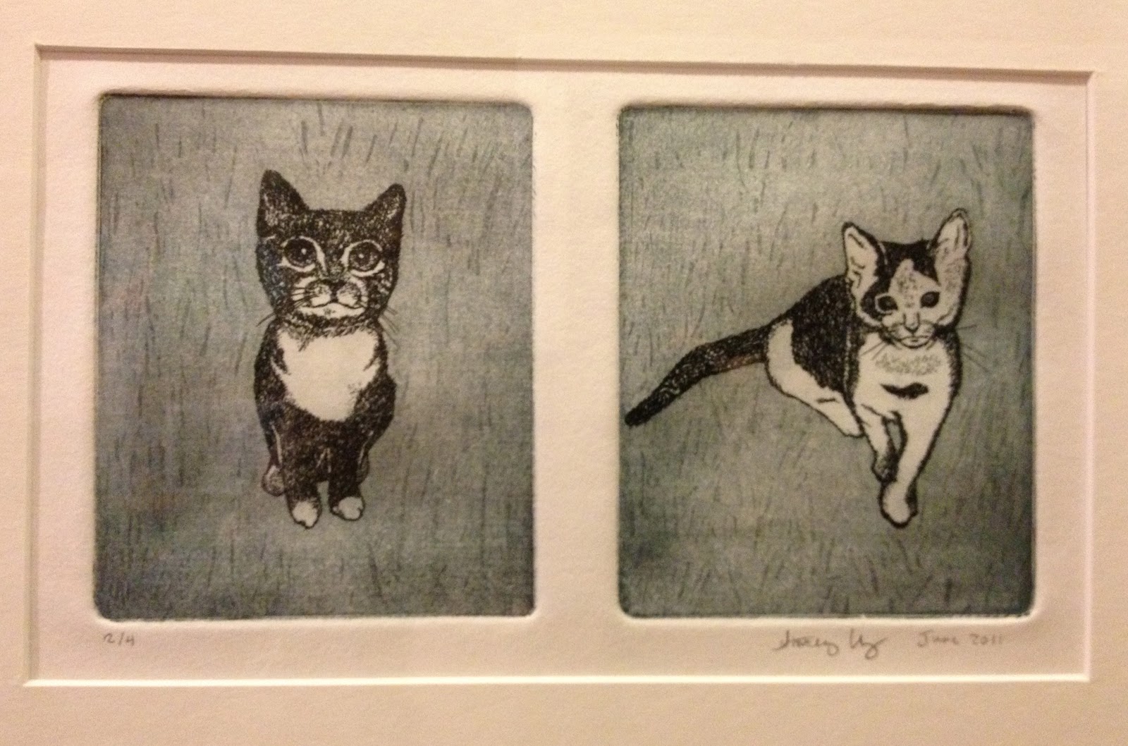 stacey wong: brooklyn yarn art: Cat Etchings