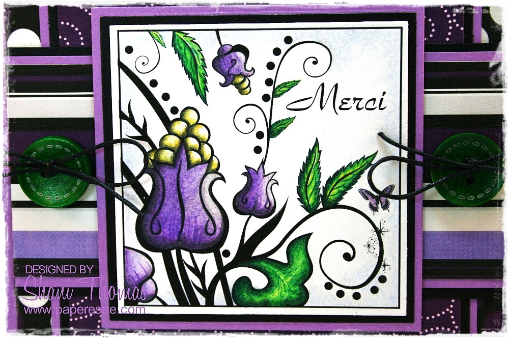 A bright thank you card idea | Paperesse