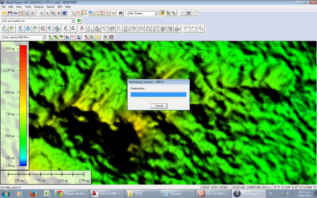 @hernanharteaga: Export Google Earth to AutoCAD use Global Mapper