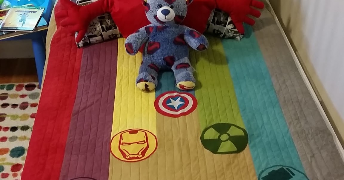 Sew at Home Mummy: The Marvel Avengers Quilt