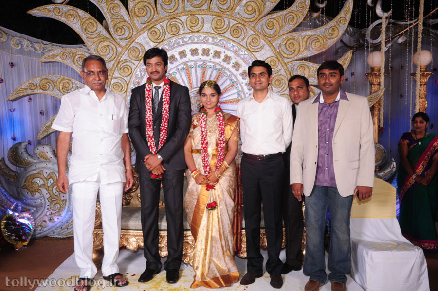 Aryan Rajesh Wedding Reception Photos Stills