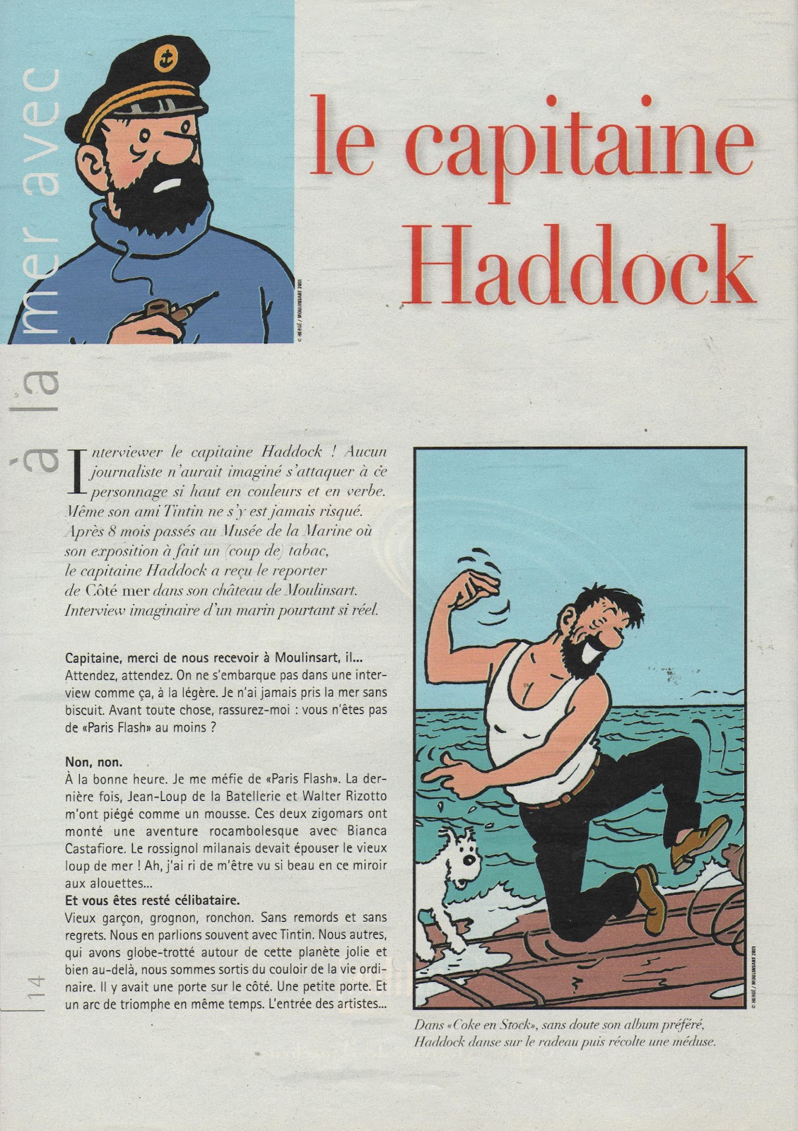 A F R O D I T E : LE CAPITAINE HADDOCK