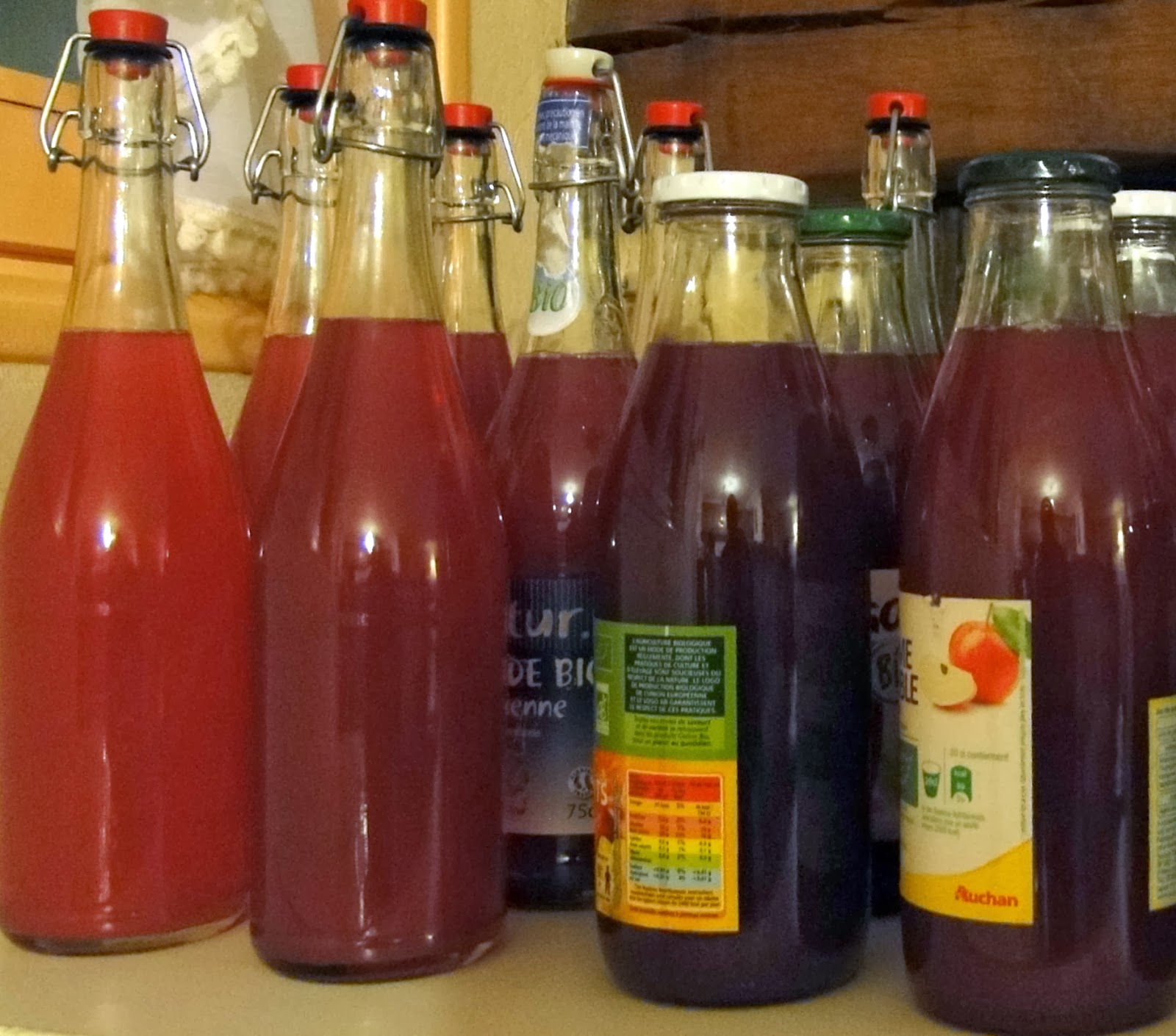 Au jardin d'Aurore: Fabrication de jus de raisin