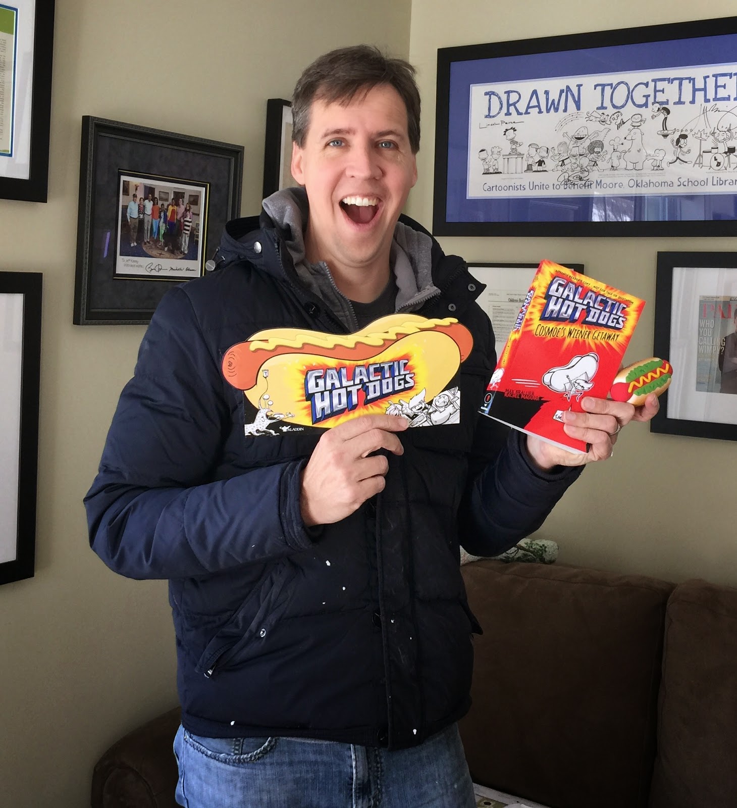 Jeff Kinney gets psyched about Galactic Hot Dogs! | Official Galactic ...