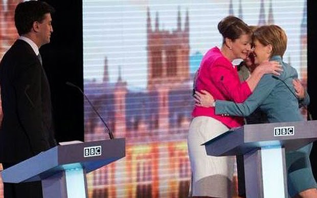 Female Politicians Embrace Onstage after the BBC Challengers Debate and ...