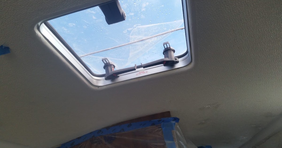 Sailing Whimsy: Installing new Lewmar Ocean hatches, part 1