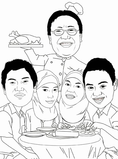 PESAN KARIKATUR MURAH: Karikatur Line Art