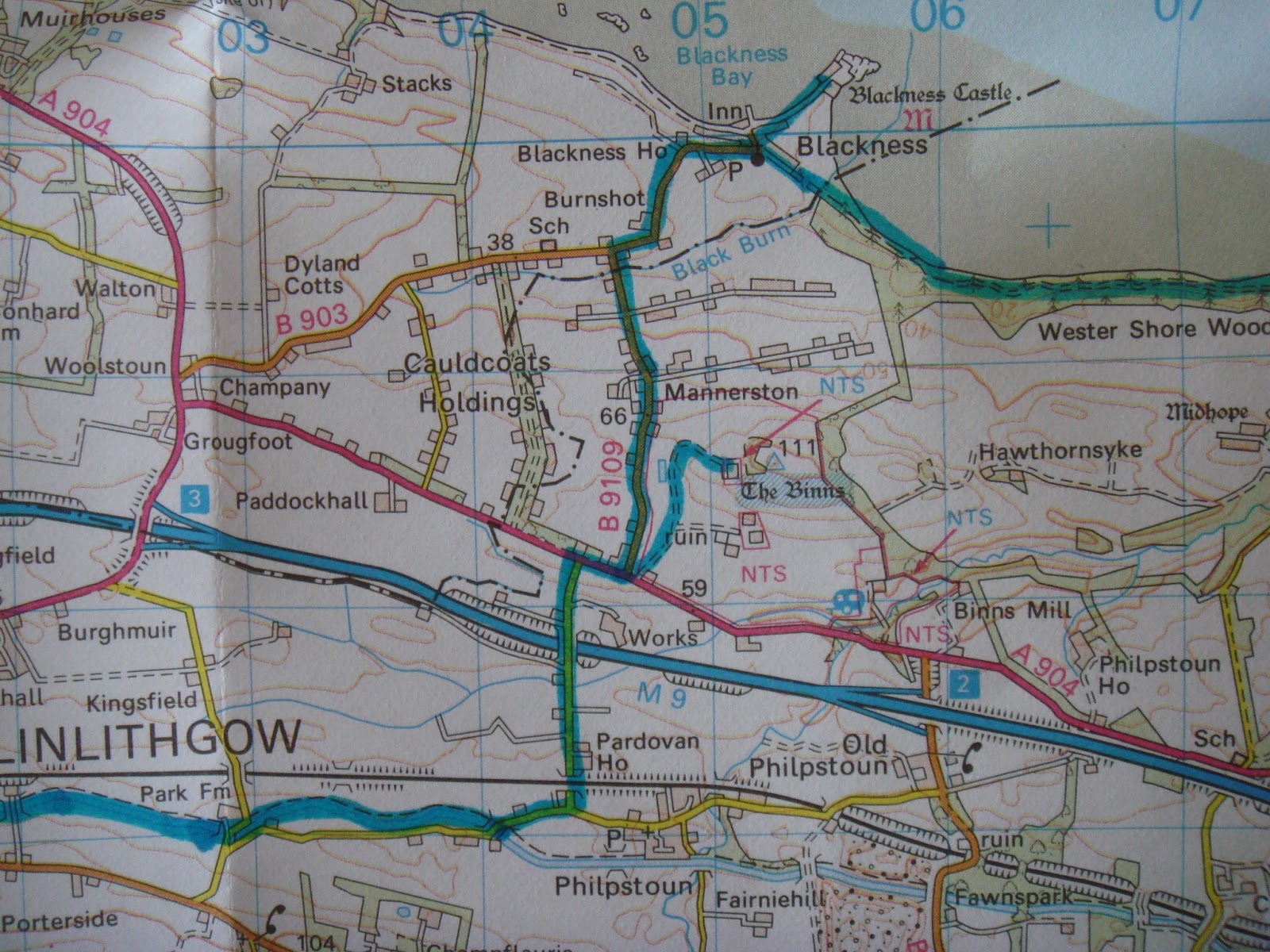 Cycling Meditations: Route 76: Linlithgow to Alloa