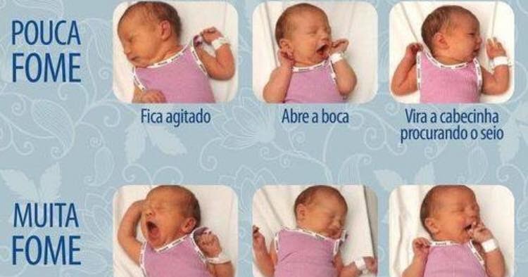 Quando o bebê sente fome