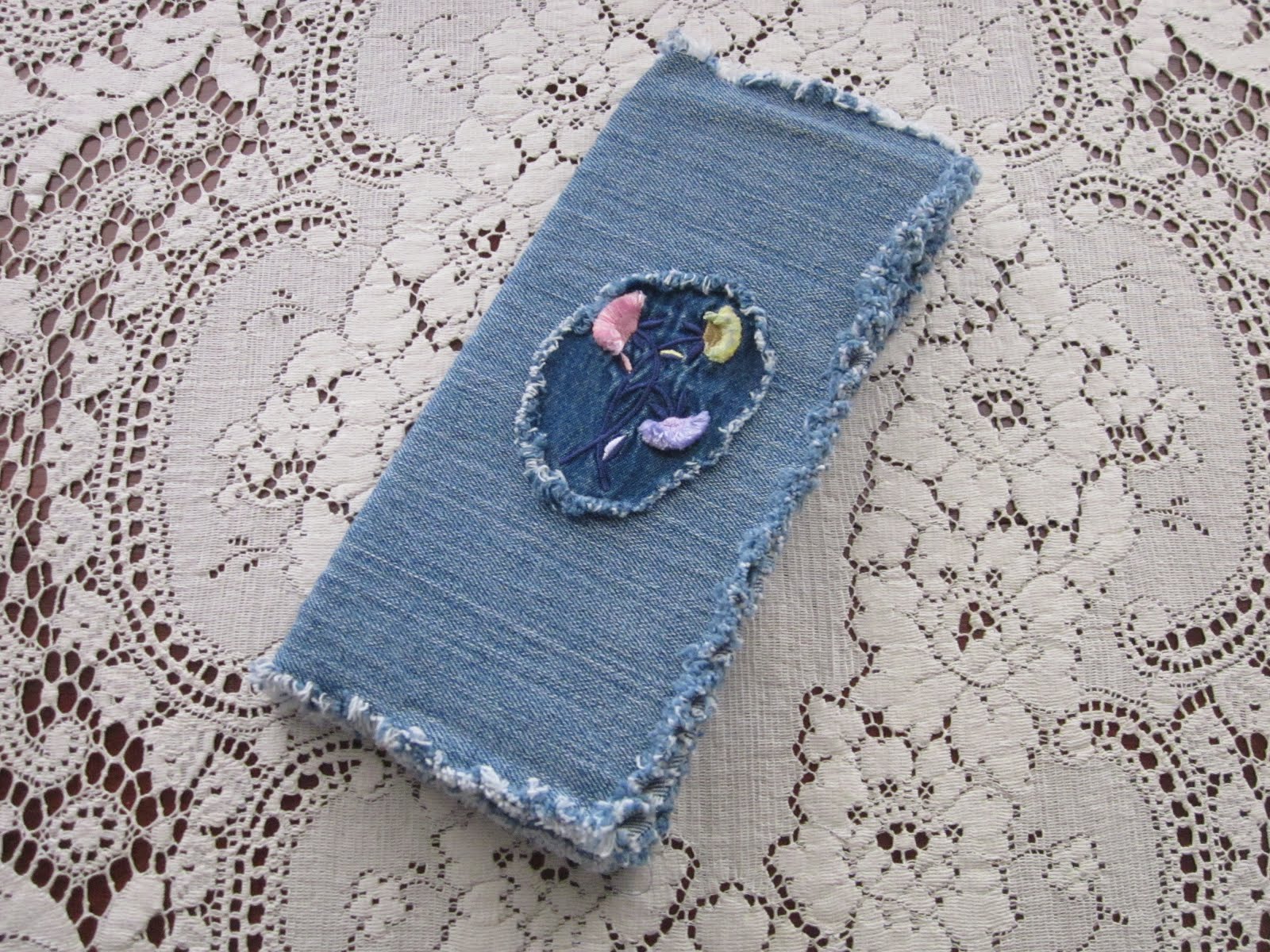 Blue Janes Bags: DIY Recycled Denim Notebook Cover