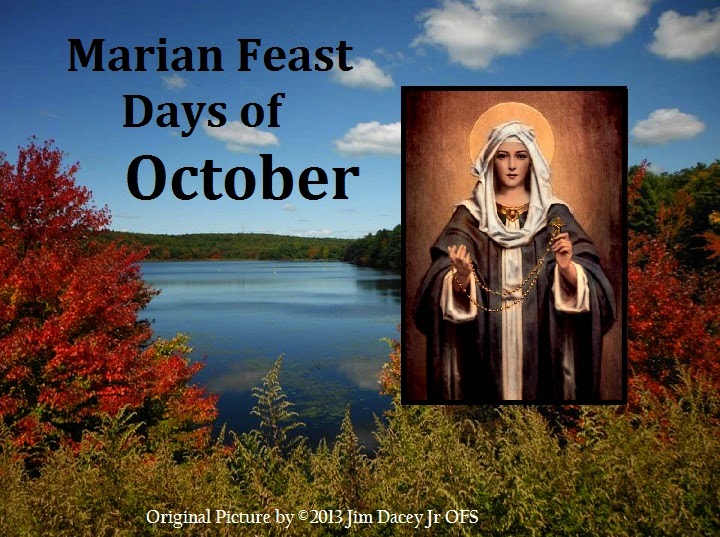 "Beads of Joy" by RosaryManJim: Marian Feast Days of October