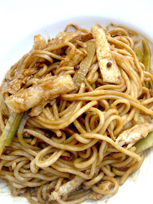 East meets West: Chicken Dan Dan Noodles