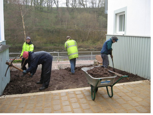 News from Lancaster Cohousing: Digging in the Rain, Like we're in a ...