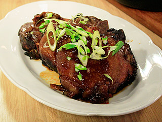 recetas: Chuletas DE Cerdo Con Salsa Agridulce