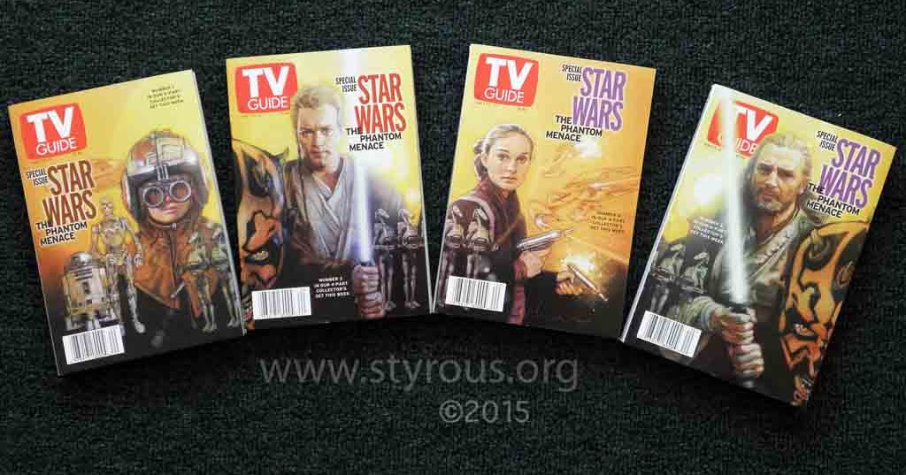 The Styrous® Viewfinder: Star Wars ~ Phantom Menace: 1999 TV Guide ...