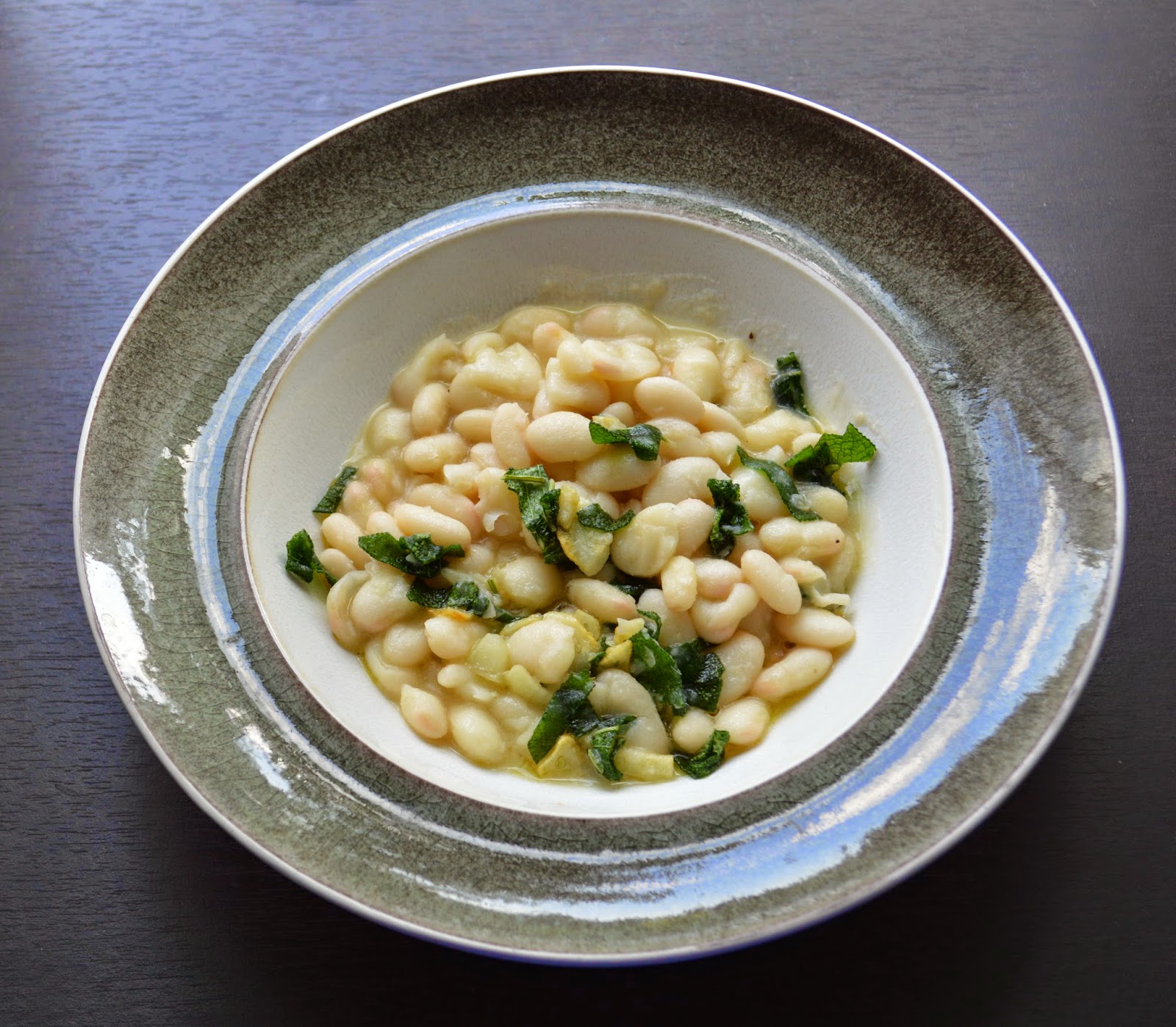The Messy Apron: Archive Recipe: White Beans with Sage and Garlic