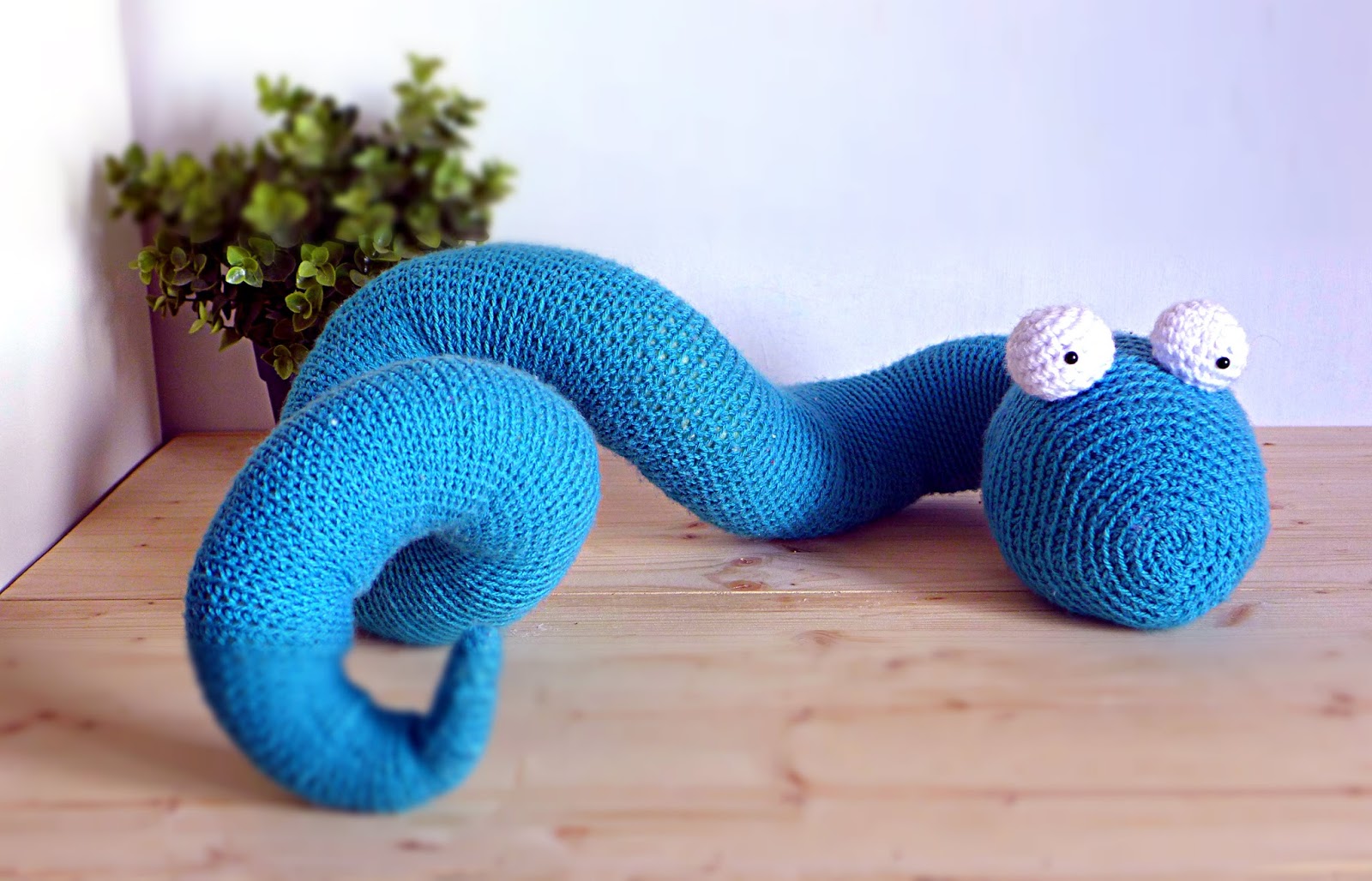 My crochet amigurumi snake Schlange!