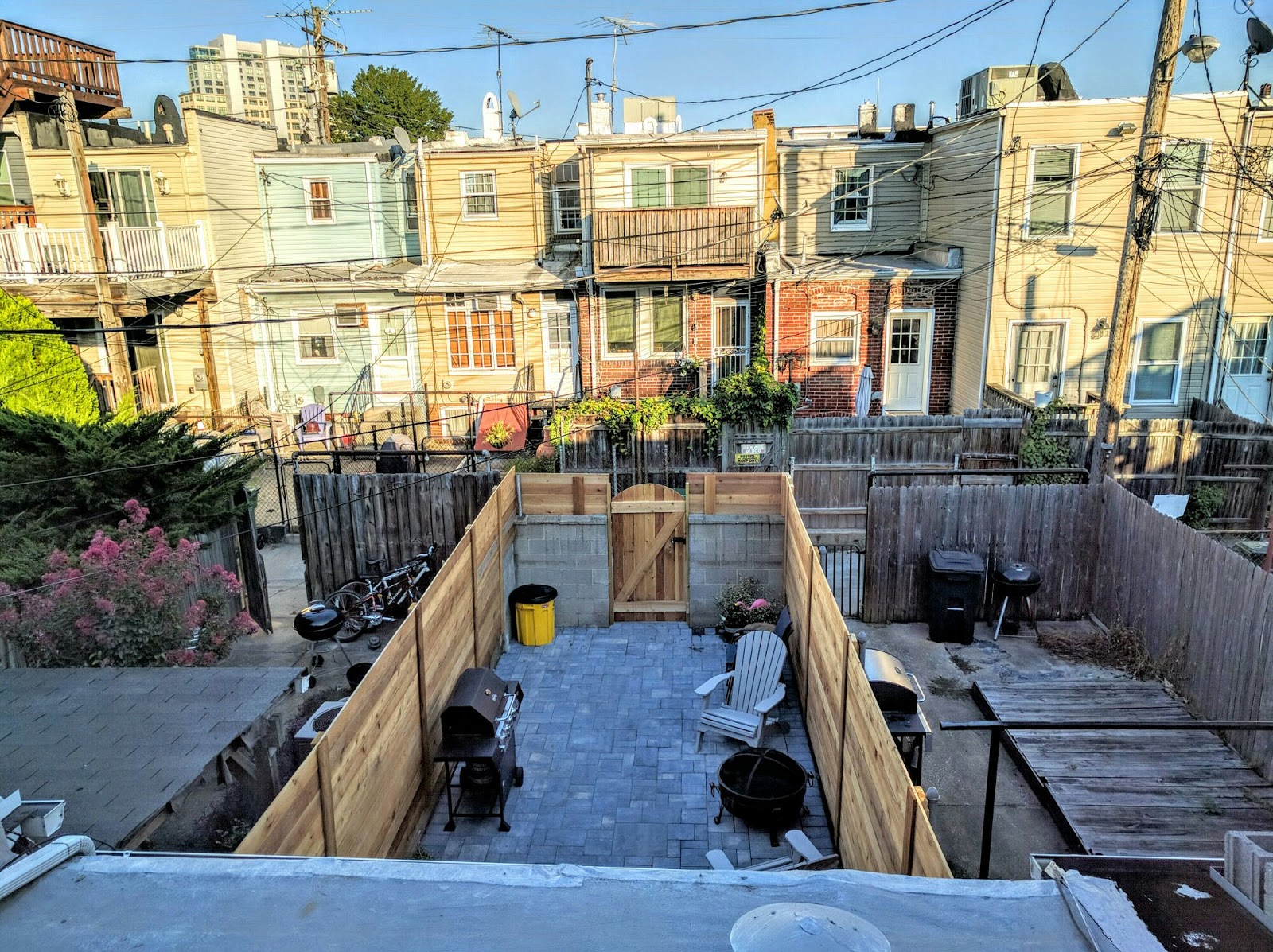 Custom Stoneworks & Design Inc.: Locust Point paver patio and fence in ...