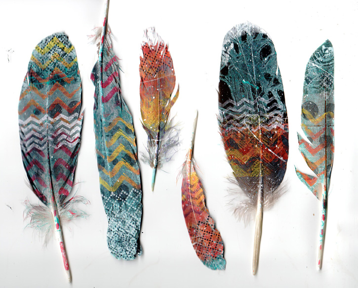 Printed Feathers