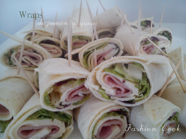 Fashion Cook: Wraps de jamón y queso
