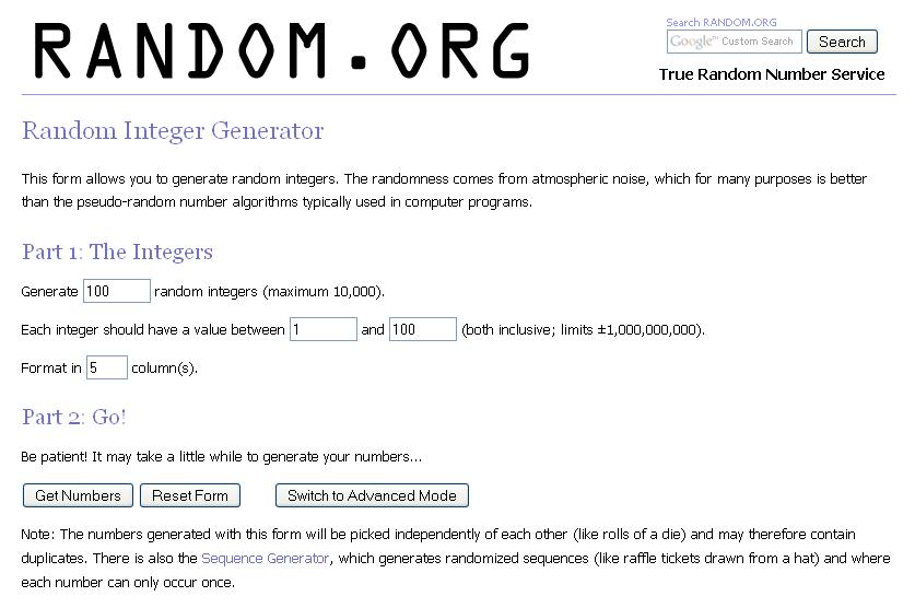 Tutorial menentukan sampel dengan cara Random Via Random .org ...