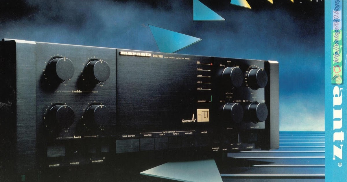 Vintage 70 80: Marantz 15 - Catálogo Audiophile -1987