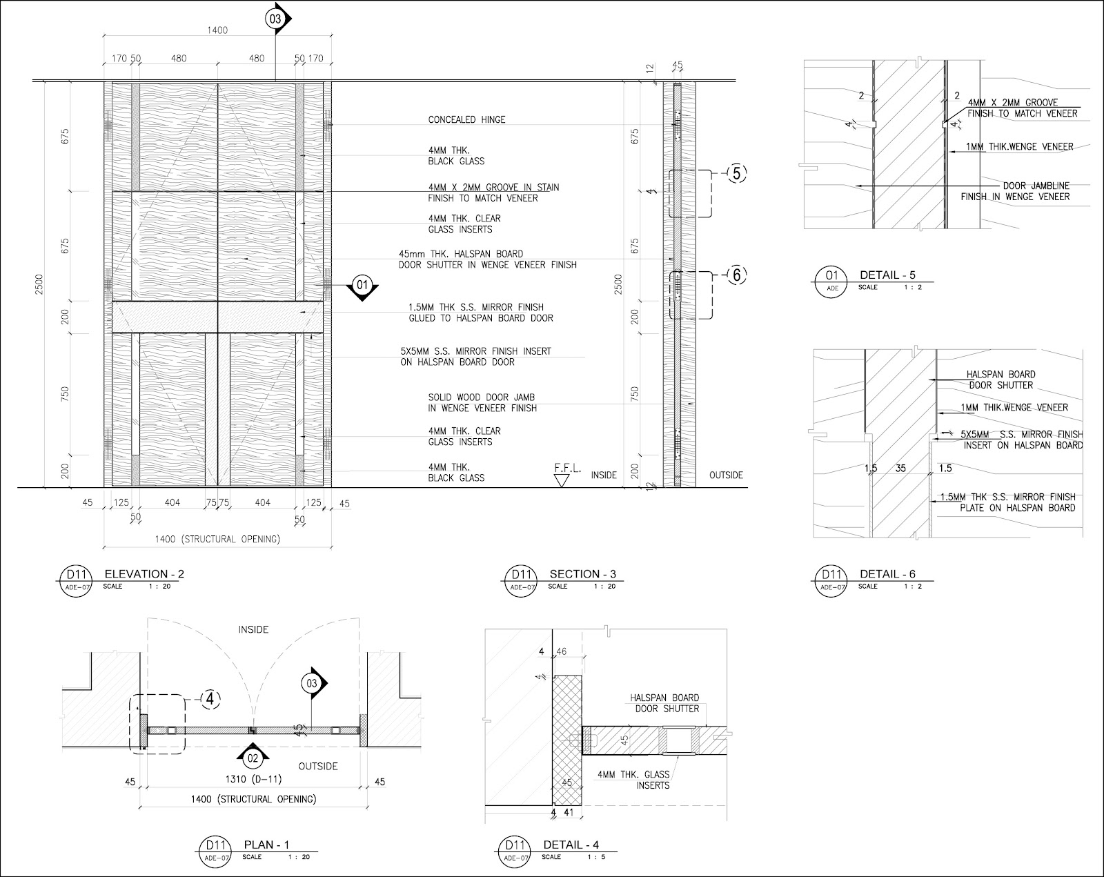 Doors Detail Drawing ~ NAHED ...