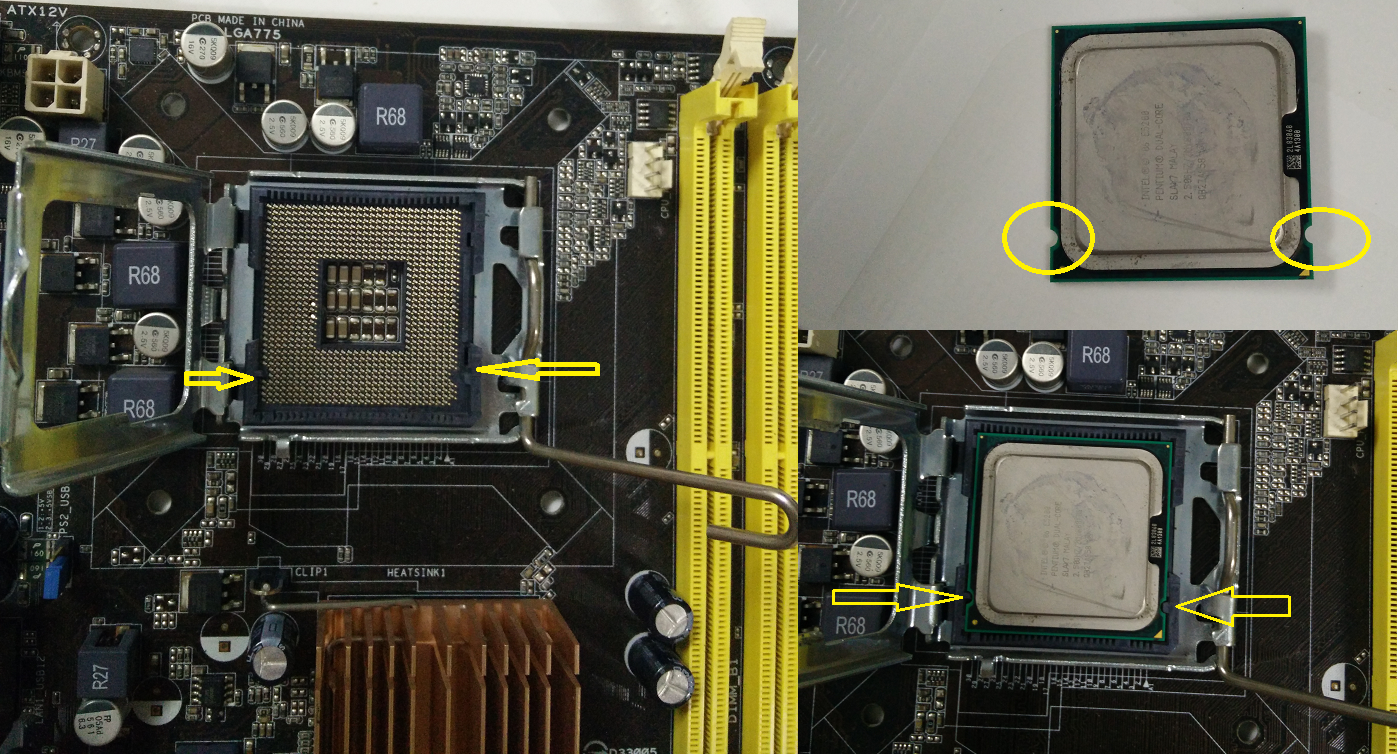 Choose to buy components and final assembly of old computer parts left.