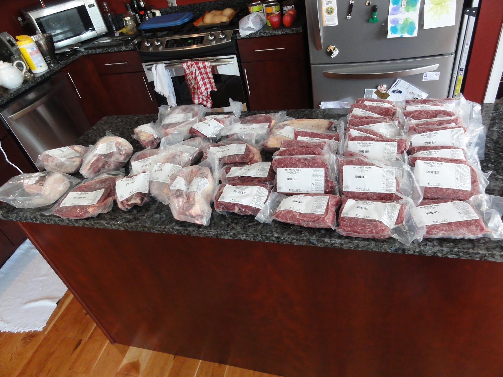 Knerq: 50lbs of Local, Grass-Fed Beef from Milcreek Farm
