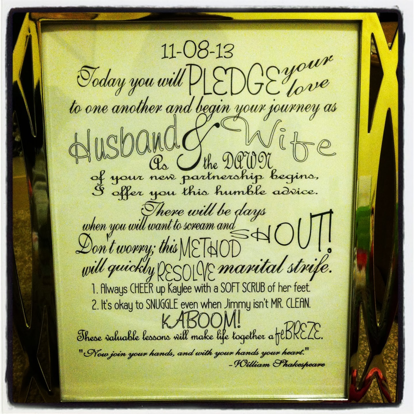 Short Wedding Gift Message BULK 10x Pink Bouquet In Glass Bottle With ...