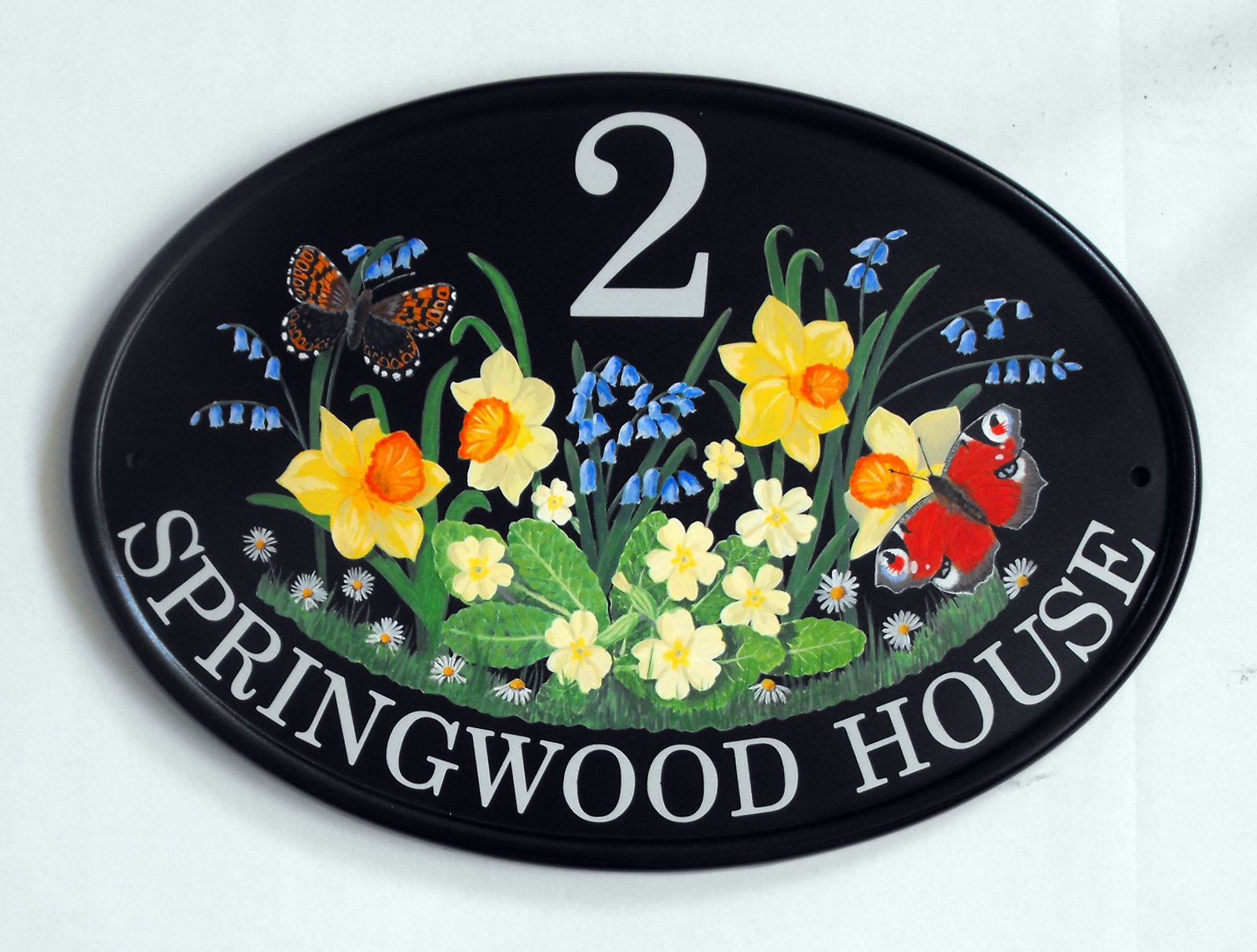Pictorial House Signs from Yoursigns Ltd: House Sign with flowers and ...