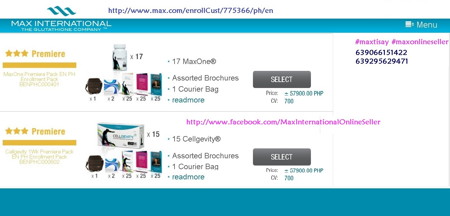 MaxGXL Online Seller: How To Join Max International As An Associate