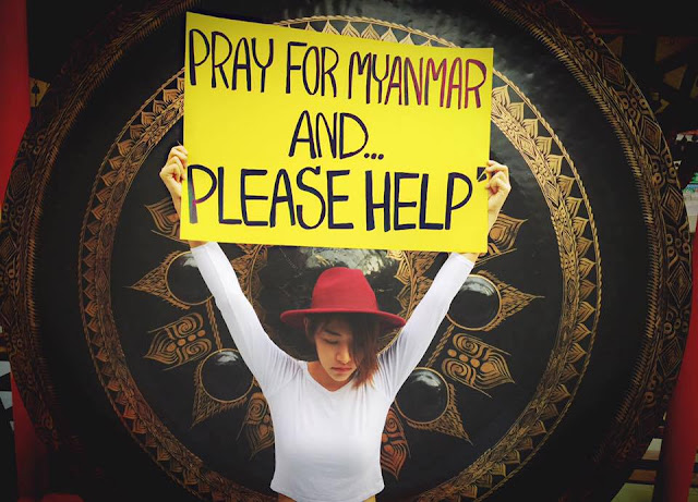 Kaew Korravee : PRAY FOR MYANMAR AND PLEASE HELP