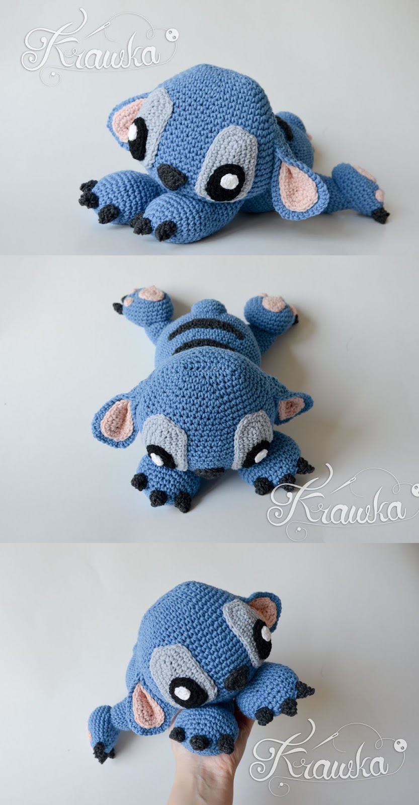 Krawka: Stitch the blue koala monster alien
