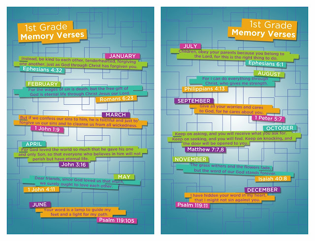 Brandon Ellis: 1st Grade Memory Verse Card