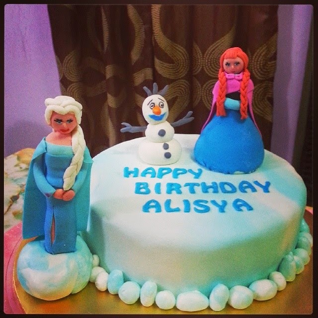 MS Oven Ingredients (IP0365387-T): Kek Tema kartun frozen