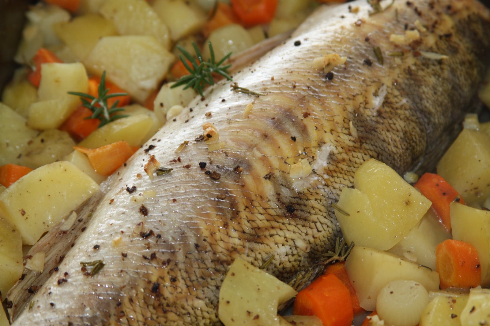 Lašelis medaus: Orkaitėje keptas starkis