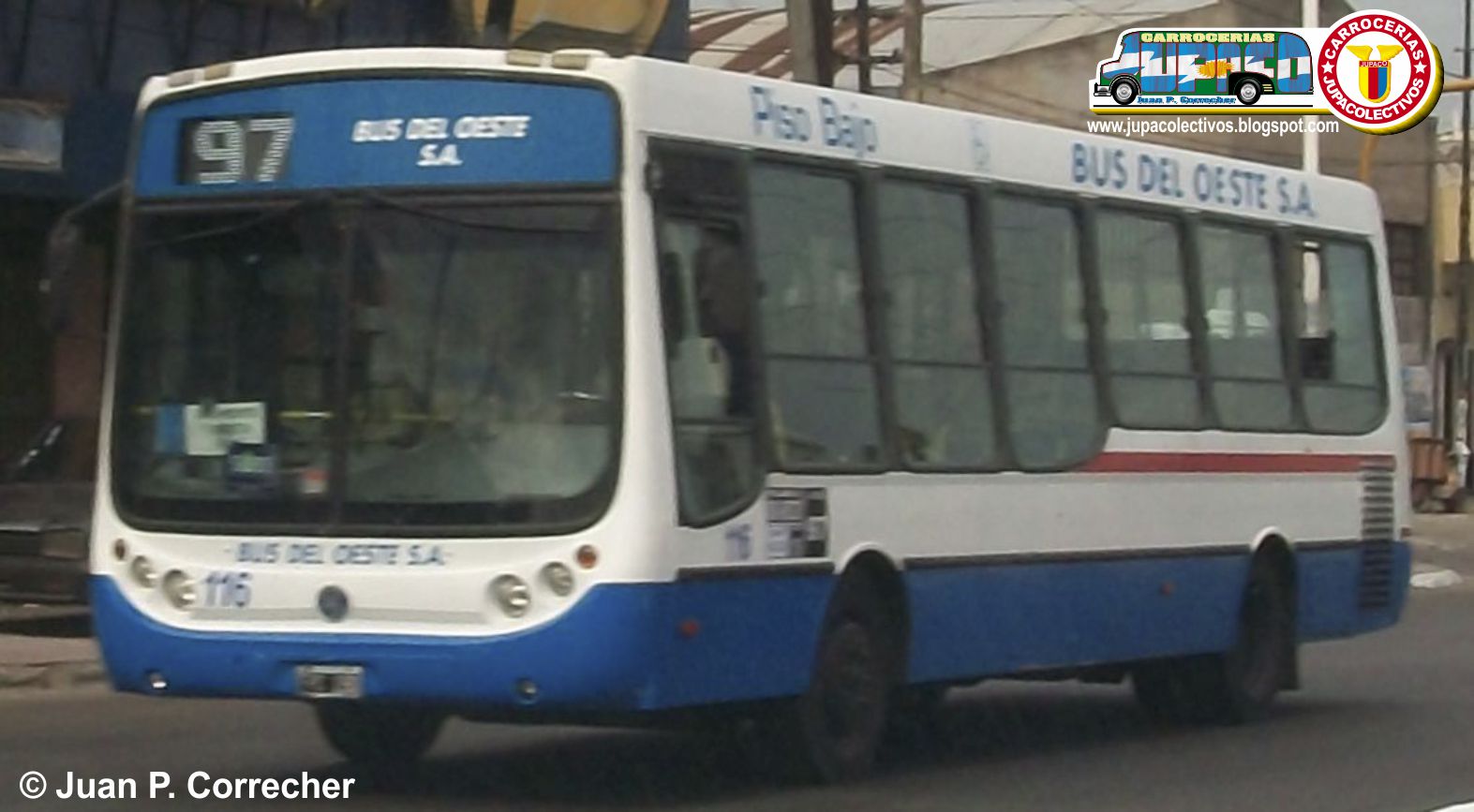 Recorrido de la Linea 97 de Buenos Aires