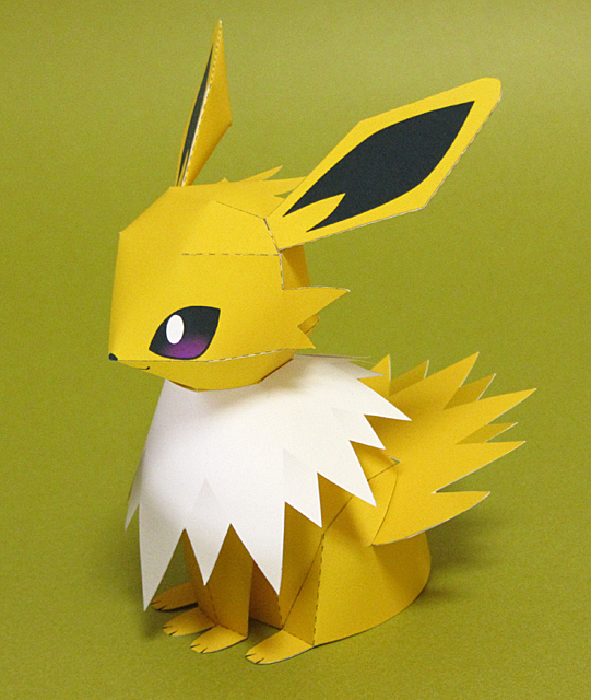 Pokemon : Jolteon Papercraft | Paperized Crafts