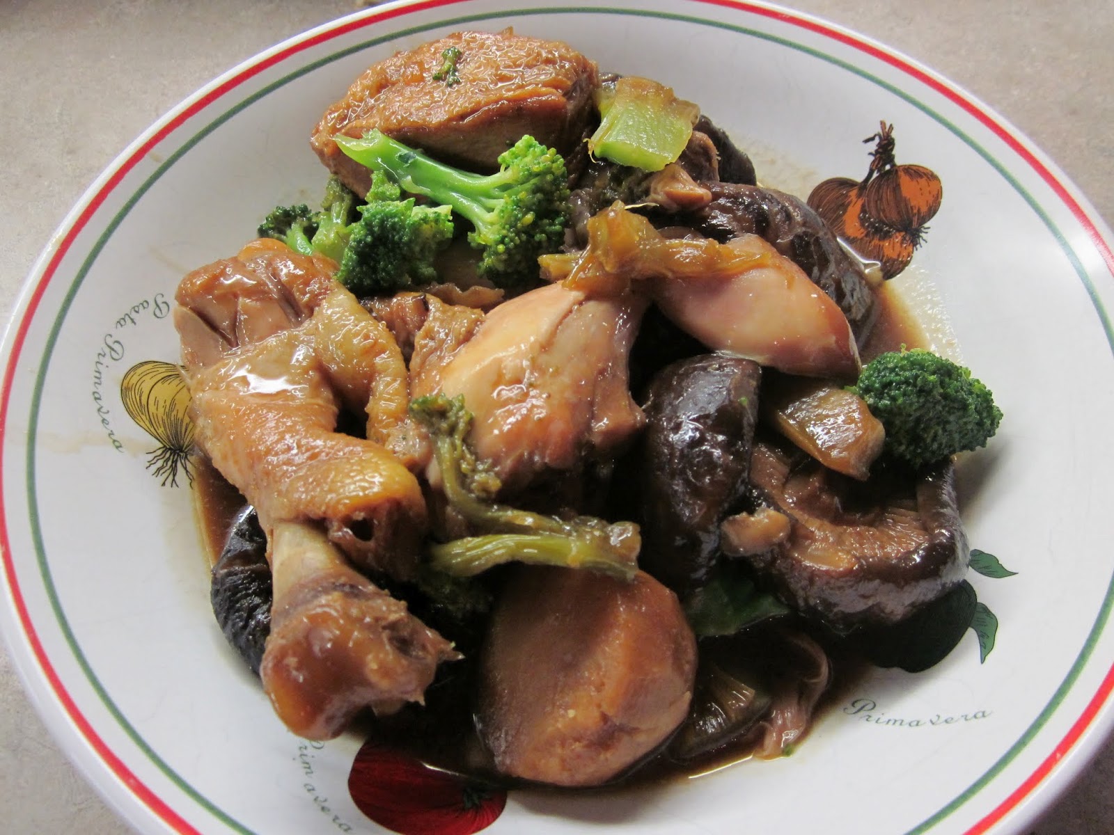 Make, Jane, make!: Braised Chicken with Mushrooms and Taro