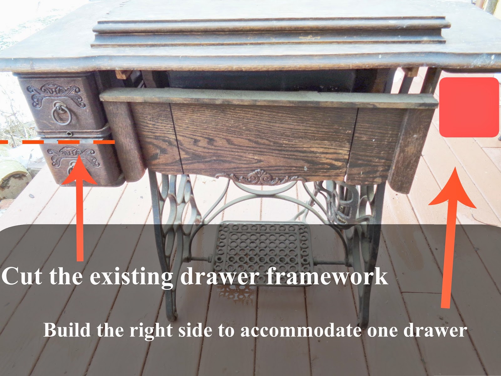 Treadle Sewing Machine: A Granddaughter's Treasure | Redo It Yourself ...