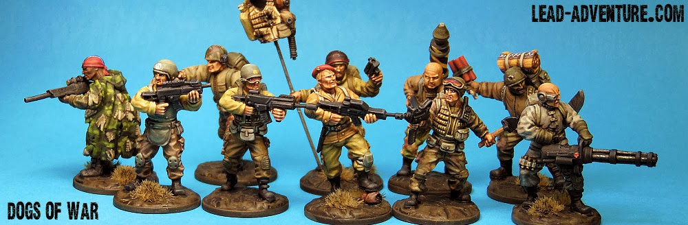 Wargame News and Terrain: Lead Adventure Miniatures: Painted Dogs of ...